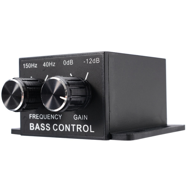 Car Bass Controller Amplifier Gain Level Volume Equalizer